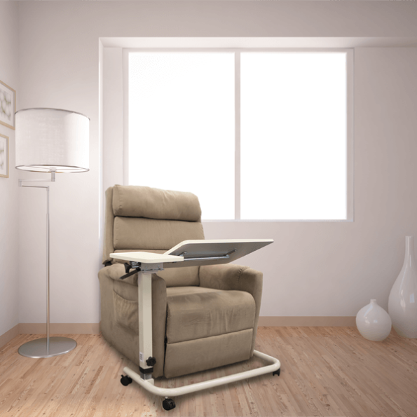 Aspire Split Top Tilt Thermoform Overbed Table - Mobility Caring